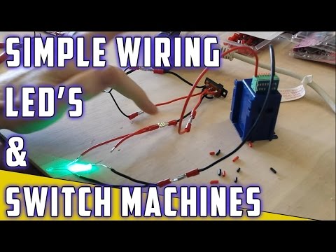 point motor wiring with simple led indicators | Railway Modellers Club